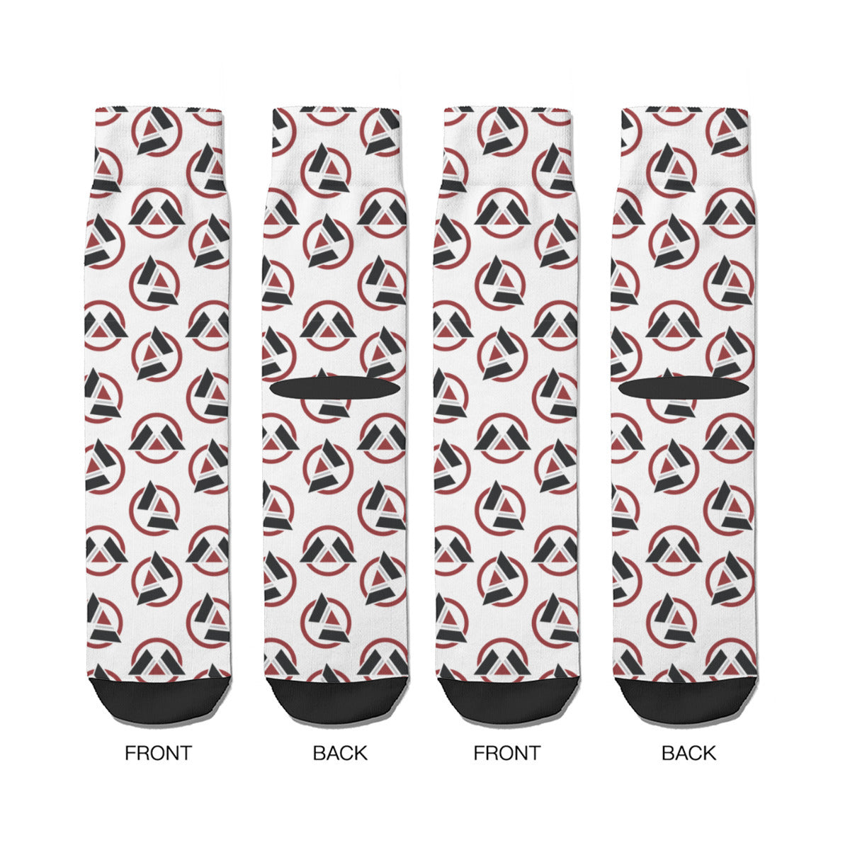 White Onemonroe Symbol Pattern – One Monroe Apparel